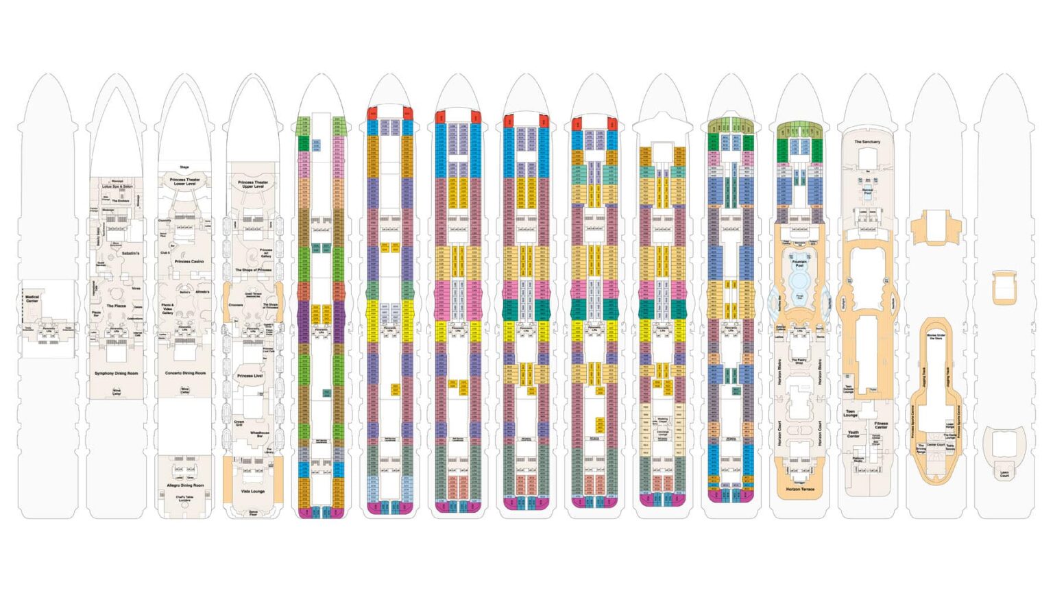 Royal Princess Cruises 2026-27 Schedule, Cabins & Destinations