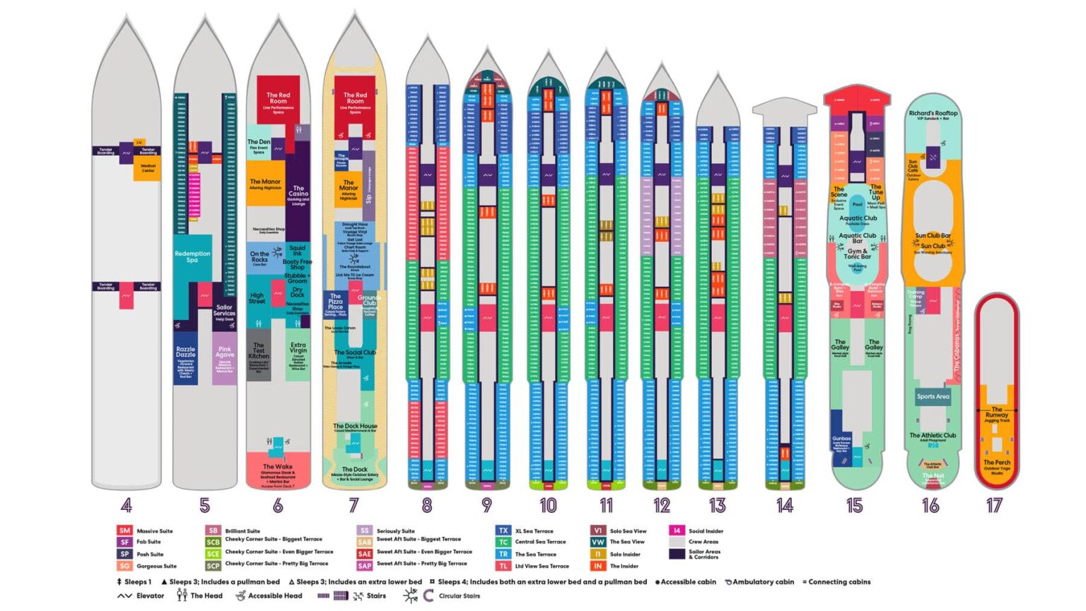 Resilient Lady Cruises 2025-27 Schedule, Cabins & Destinations