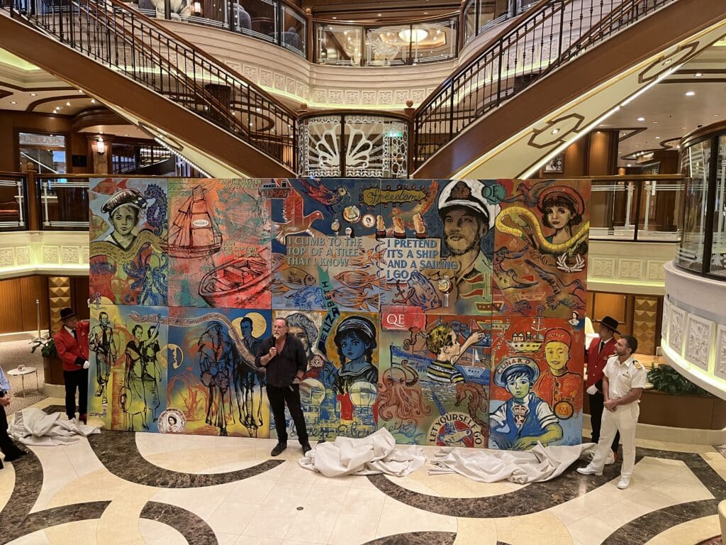 Cunard Unveils New David Bromley Artwork - Cruise Passenger