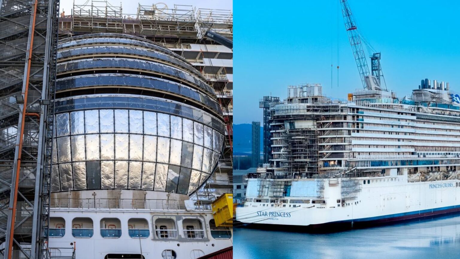 Take A Look At The Star Princess As She Nears Completion - Cruise Passenger